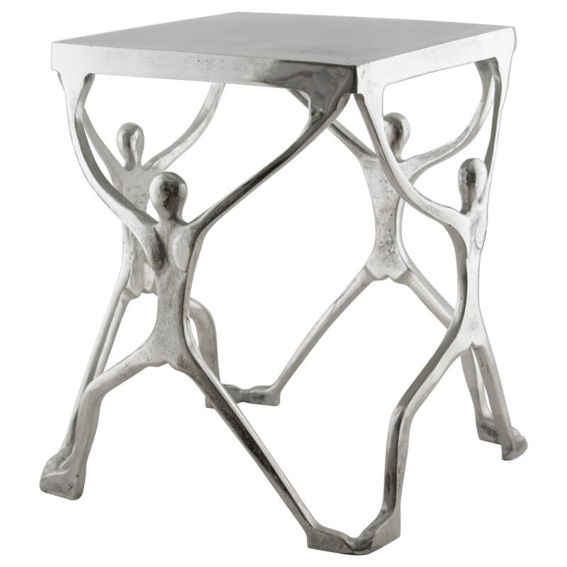 SILHOUETTE SIDE TABLE 44X45CM - PLUSH
